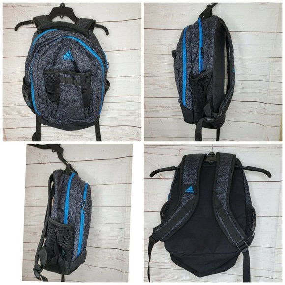 adidas | Storage & Organization | Adidas Black And Teal Blue Backpack ...